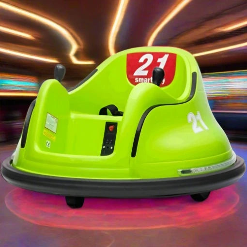 Waltzer 12V Kids Ride On Car With Remote Control In Green – Kiddies Motors
